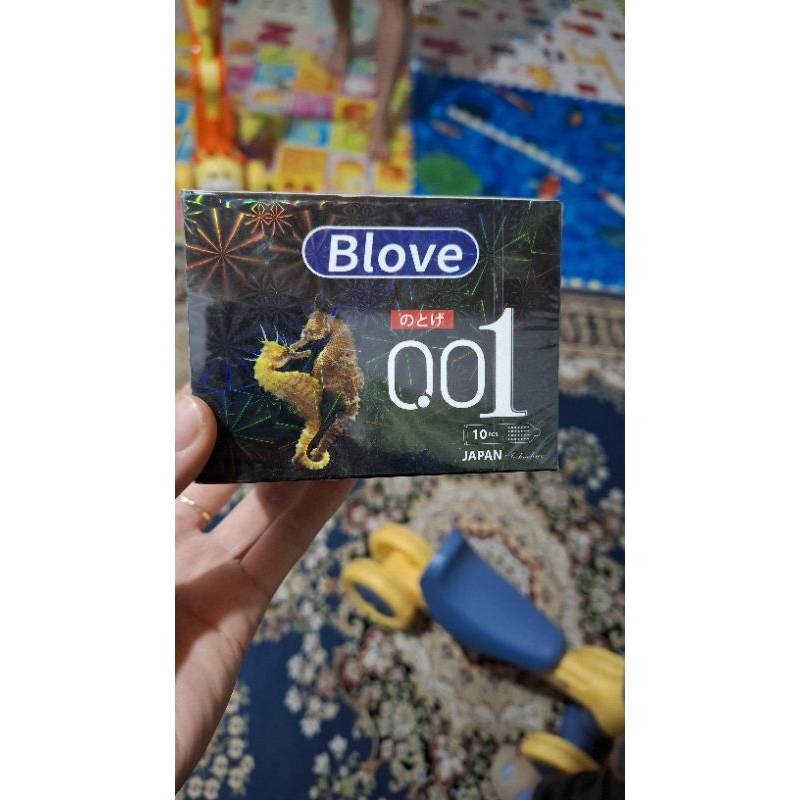 Bao cao su cao cấp Blove 001 cá ngựa, siêu mỏng, gân gai, kéo dài thời ...