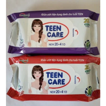 Khăn giấy ướt Teen Care gói 20 tờ | Shopee Việt Nam
