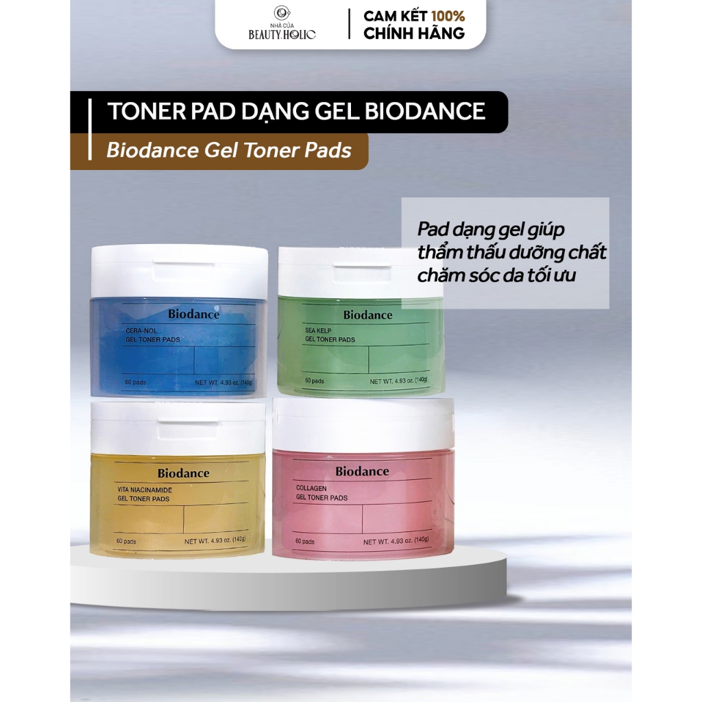 Toner pad dạng gel BIODANCE GEL TONER PADS 60 miếng | Shopee Việt Nam