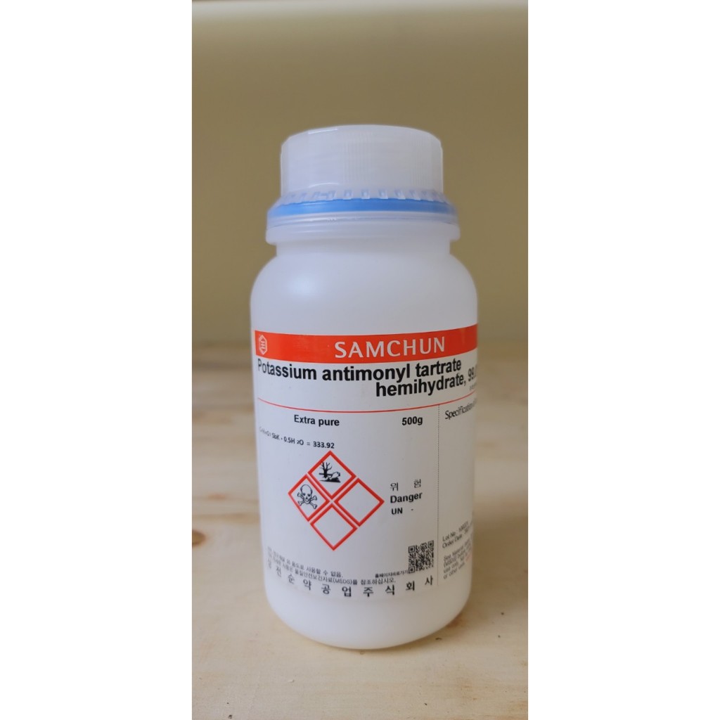 Potassium antimonyl tartrate hemihydrate Cas 16039-64-8 | Shopee Việt Nam