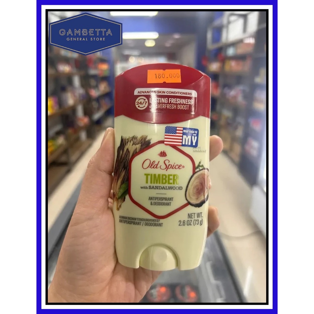 Old Spice Timber Deodorant 73g | Shopee Việt Nam