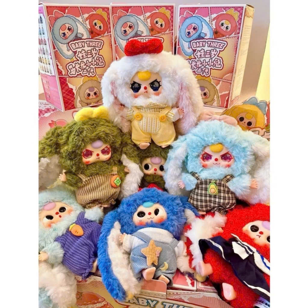Chính Hãng Blindbox Macaron V2, Bé Ba Tuổi Baby Three, Mingo V3, Babe ...