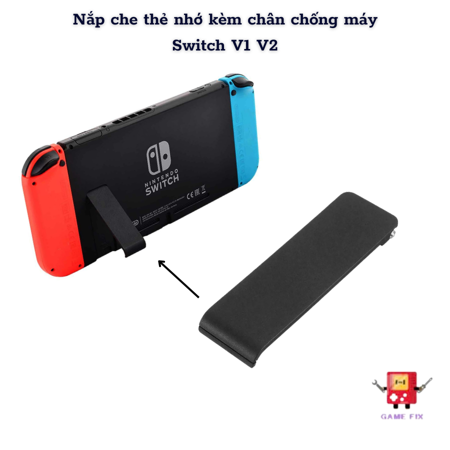 Nắp che thẻ nhớ kèm chân chống máy Nintendo Switch V1 V2 | Shopee Việt Nam