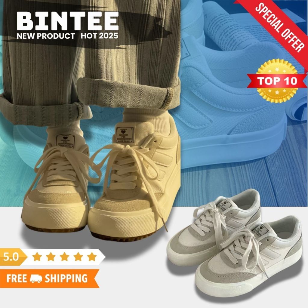Giày Thể Thao Canvas Đi Học Đi Chơi, Đế Tăng Chiều Cao Nam Nữ - BINTEE ...