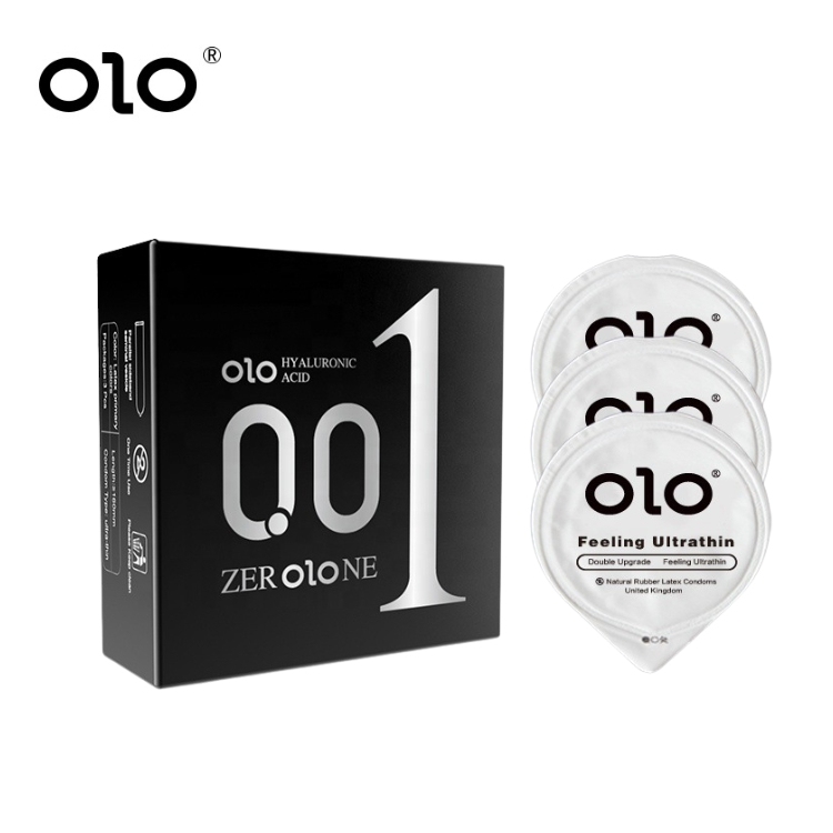 Bao Cao Su Siêu Mỏng OLO 001 Hộp 3 Chiếc Đen Feeling Ultrathin Kéo Dài Thời Gian | Shopee Việt Nam