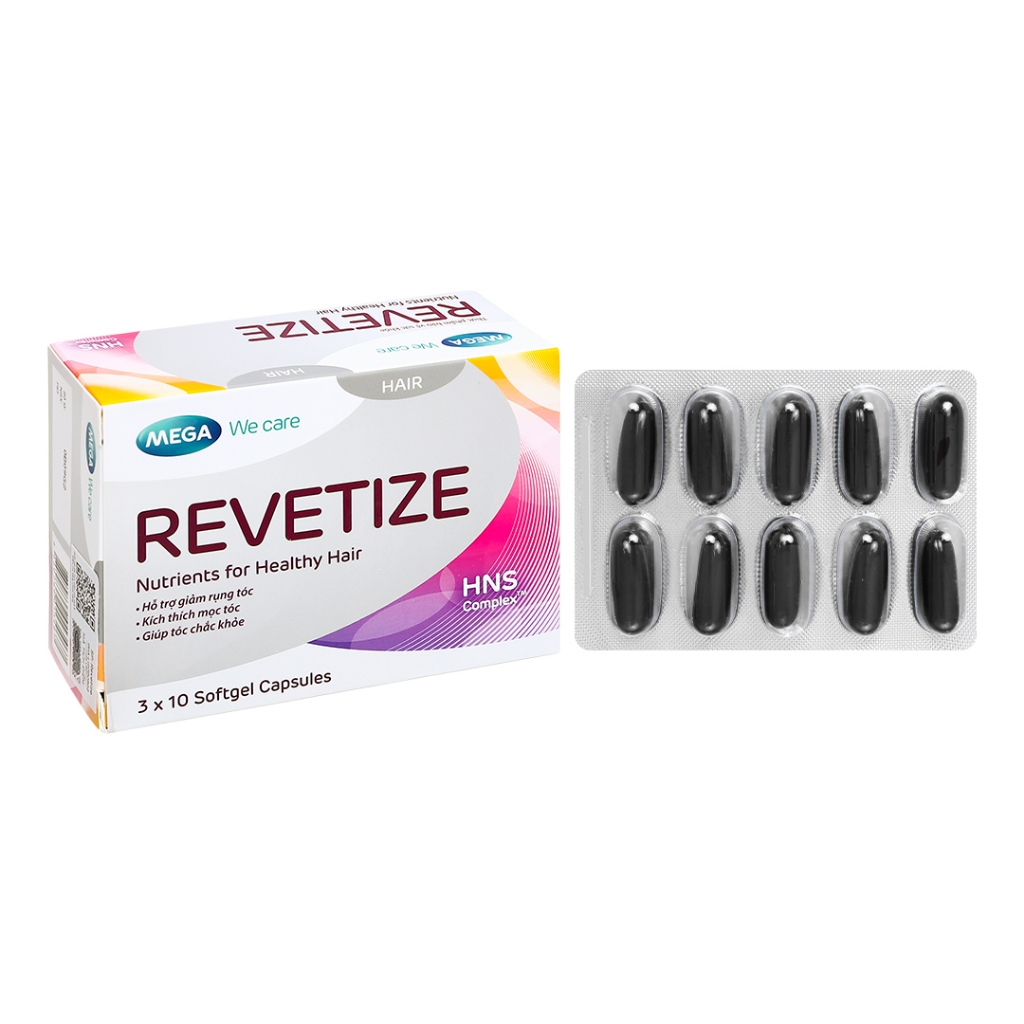 VIÊN UỐNG REVETIZE HỖ TRỢ DA, TÓC VÀ MÓNG CHẮC KHỎE HỘP 30 VIÊN ...