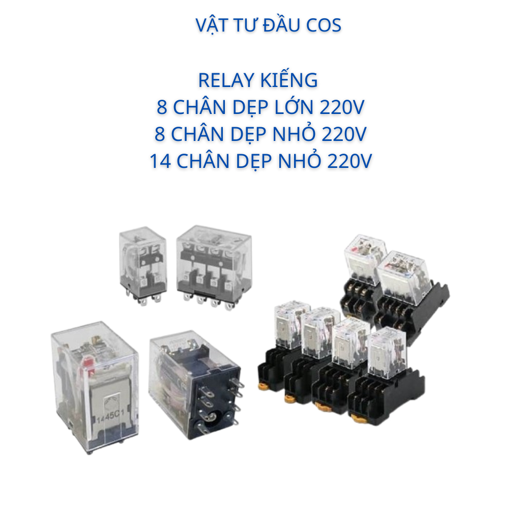 Relay trung gian 8 chân 14 chân 220VAC | Shopee Việt Nam