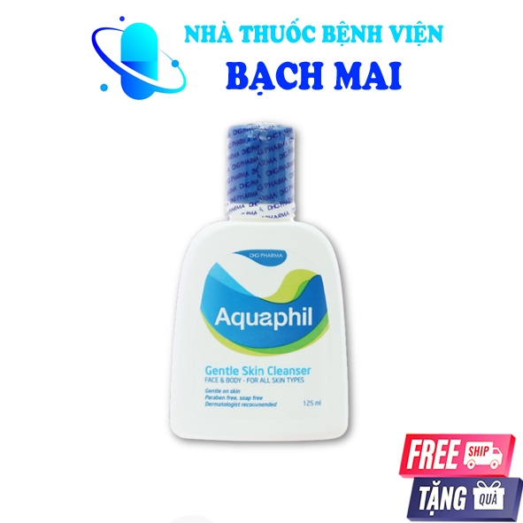 Sữa rửa mặt Aquaphil 125ml - cho da nhạy cảm DHG làm sạch sâu | Shopee ...