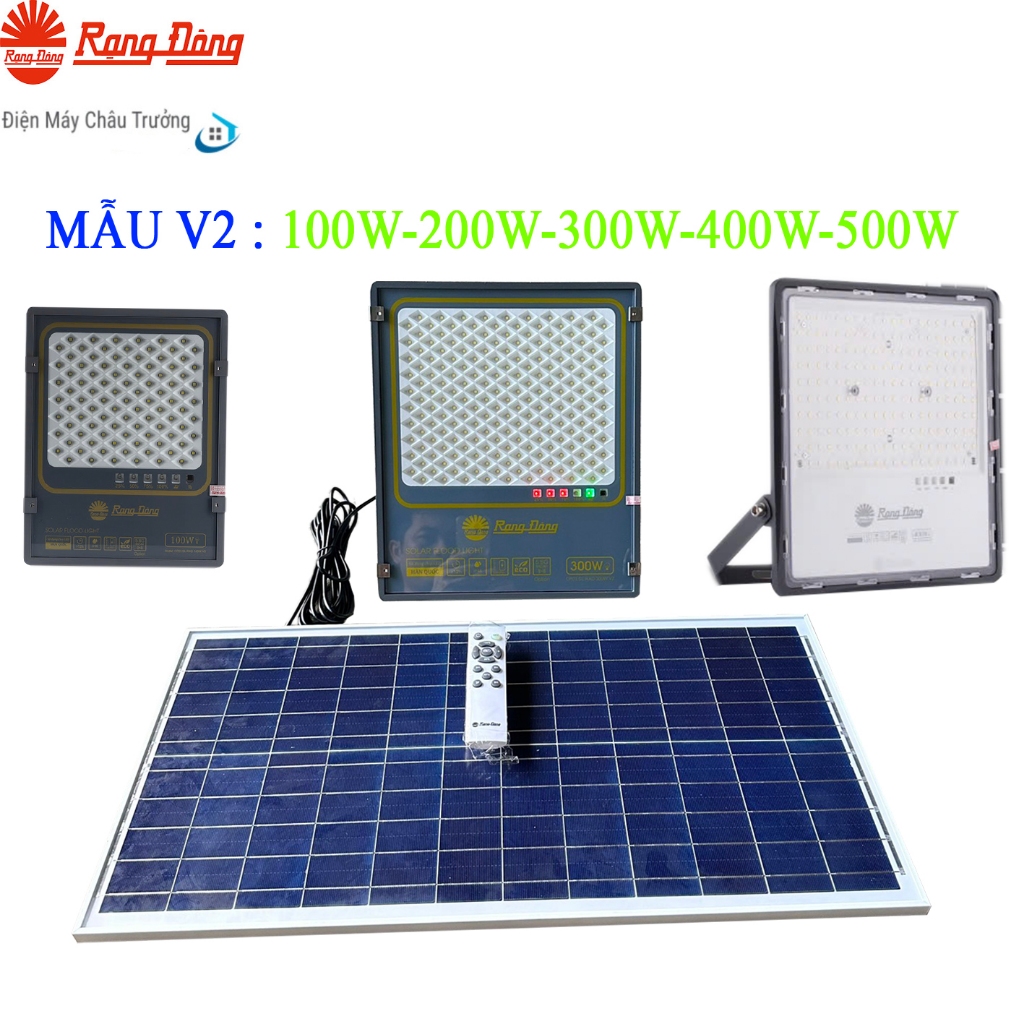 Đèn năng lượng mặt trời Rạng đông 500W -400W - 300W - 200W - 100W CP03.SL.RAD - VỎ NHÔM | Shopee ...