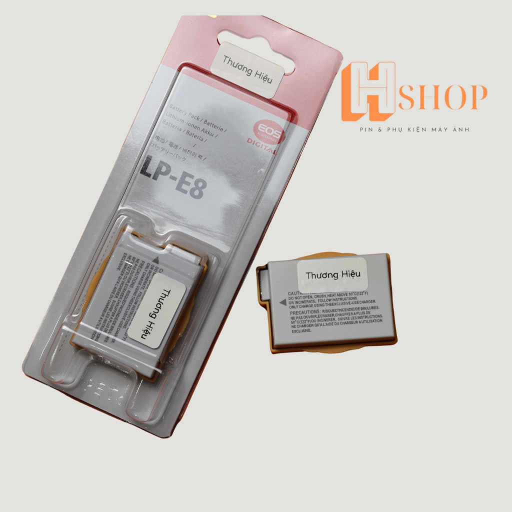 Pin Canon LP-E8 (LP E8 ) 1120mAh cho thân máy Canon 700D, 600D, 650D ...