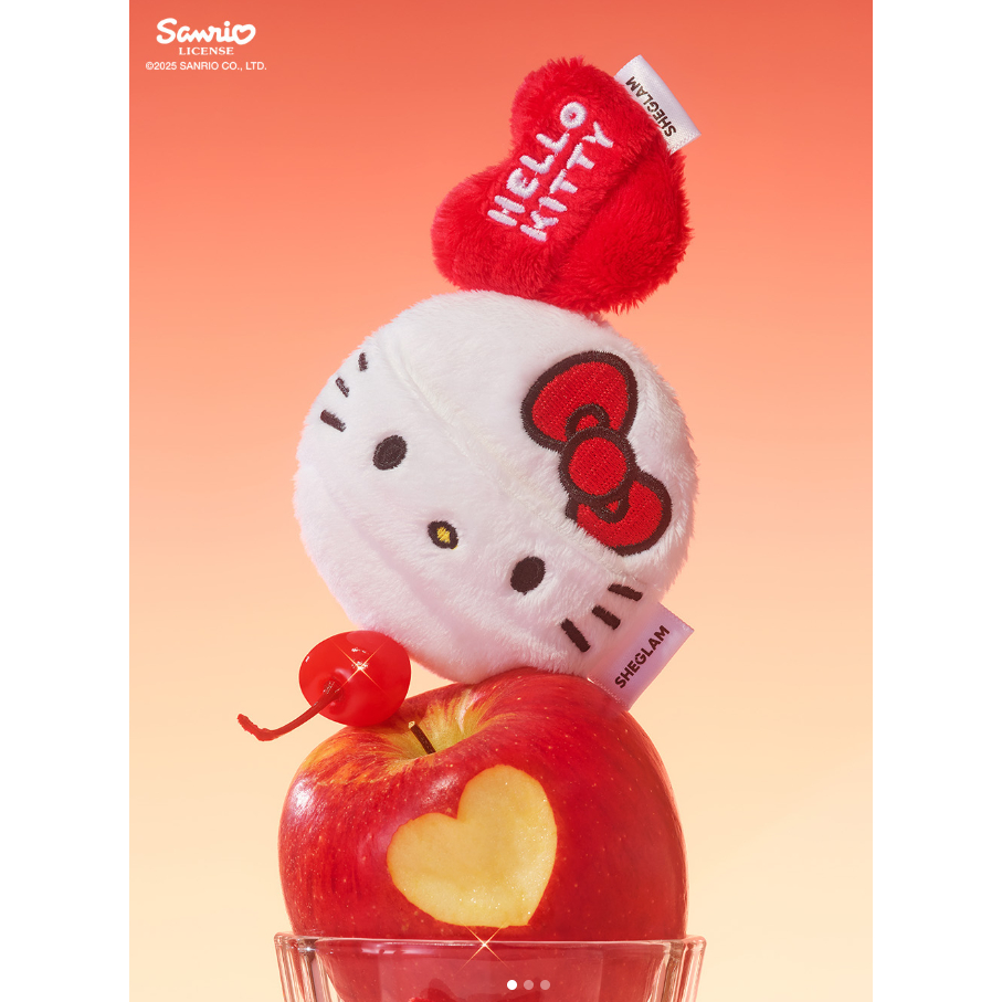 Hello Kitty｜SHEGLAM Cupid Cutie Powder Puff bông trang điểm | Shopee ...
