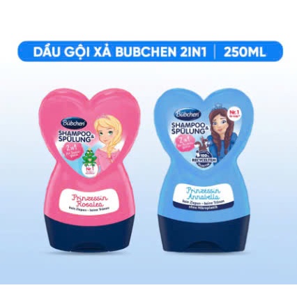Dầu gội xả Bubchen công chúa Rosalea và dầu gội bubchen công chúa Annabella 230 ml đức | Shopee ...