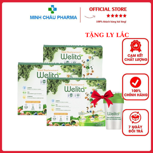 COMBO 3 HỘP Welita - Bữa ăn thay thế đầy đủ dinh dưỡng từ 100% thực vật ...