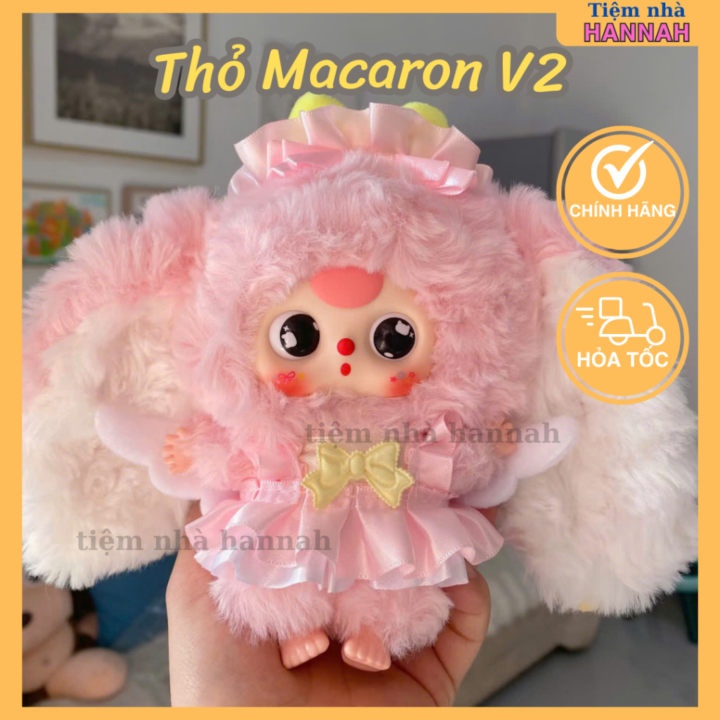 THỎ MACARON V2 Blind box Chính Hãng, Hộp Mù Bé Ba Gấu Bông Chính Hãng ...
