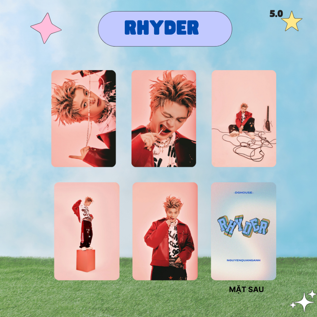 [SẴN] BST Card bo góc RHYDER 15 - Card Bo Góc Unofficial - Cán nhám 2 ...