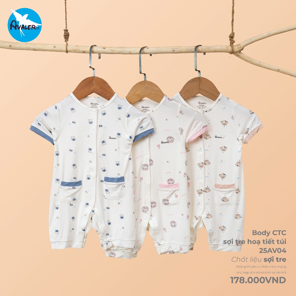 Body cộc tay avaler cho bé 25AV04 | Shopee Việt Nam