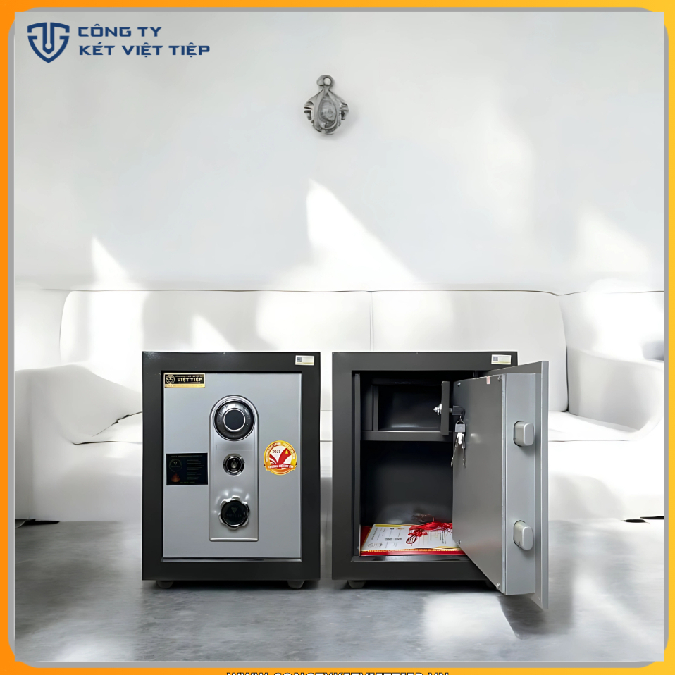 Két sắt khóa cơ mini chống cháy KCD50 CƠ . 40KG +- ( Sản Phẩm Của Công Ty TNHH SX Két Việt Tiệp ...