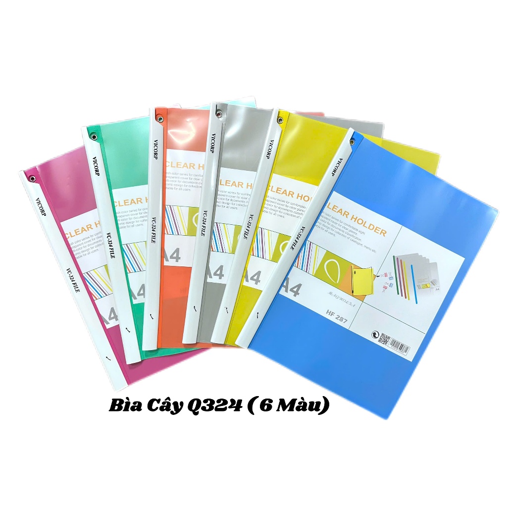 BÌA CÂY A4 Q324 KẸP TÀI LIỆU XOAY A4 ( 10 CÁI ) | Shopee Việt Nam