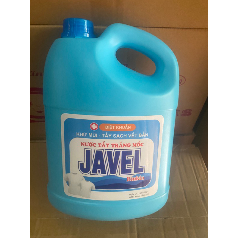 nước tẩy trắng javel can 4kg , tẩy trắng và diệt khuẩn | Shopee Việt Nam
