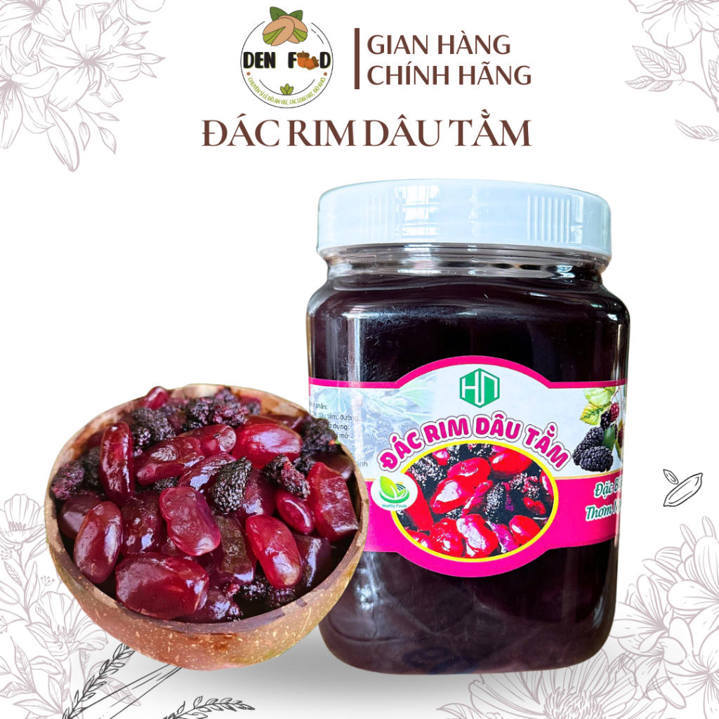 Đác Rim Dâu Tằm Hũ 1Kg - Ăn Vặt Denfood | Shopee Việt Nam