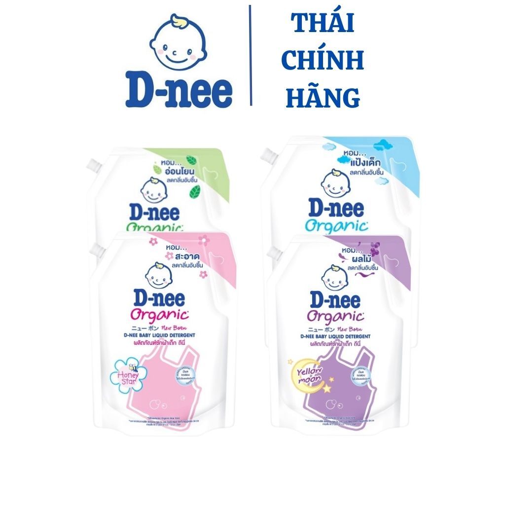 Nước giặt quần áo em bé sơ sinh D-nee, dnee newborn 2in1 chuẩn Thái Lan 1400ml | Shopee Việt Nam