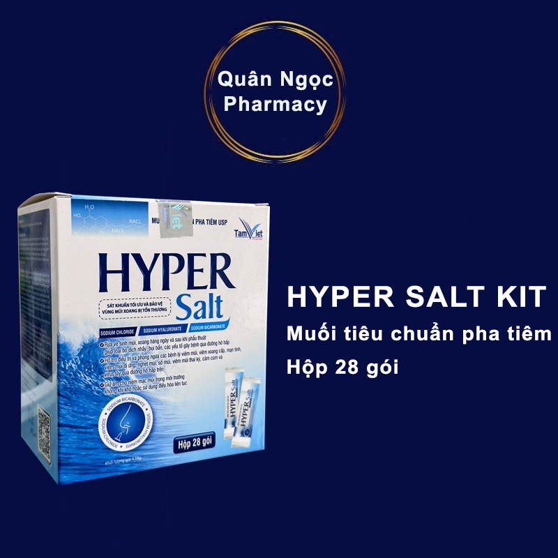 [CHÍNH HÃNG] Muối rửa mũi HYPER SALT Hộp 28 gói | Shopee Việt Nam