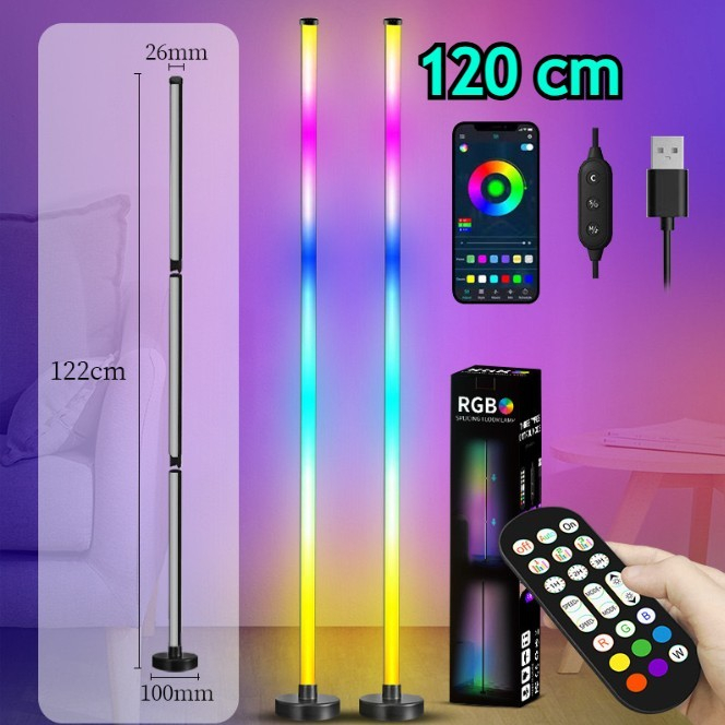 Cây đèn LED RGB 120cm nháy theo nhạc mới nhất 2025 Trang Trí Máy tính ...