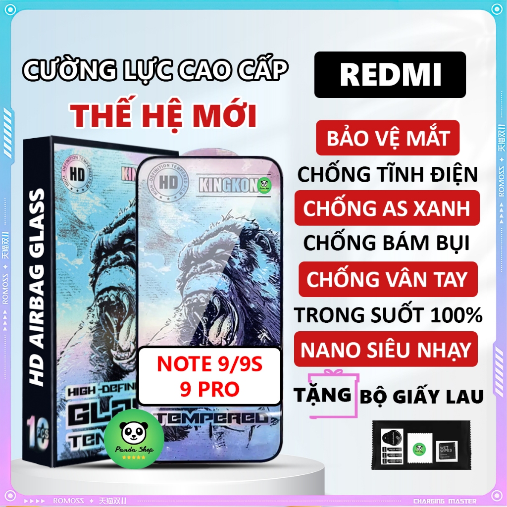 Kính cường lực Redmi NOTE 9 / 9S / 9 PRO full màn, chống va đập, chống ...