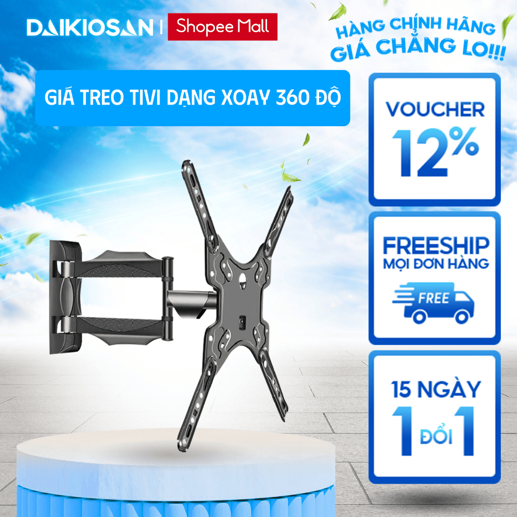 Gía Treo Tivi Daikiosan DP241 Xoay 360 Độ Tivi Từ 32 Đến 58 inch – Hàng chính hãng | Shopee Việt Nam