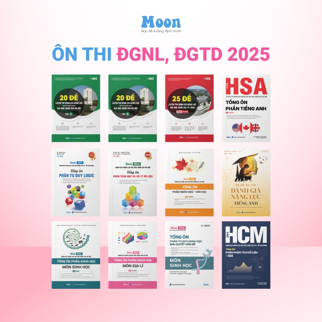 [Chương trình mới] Sách ôn thi đánh giá năng lực 2025- HSA, TSA, APT | Sách ID | Shopee Việt Nam