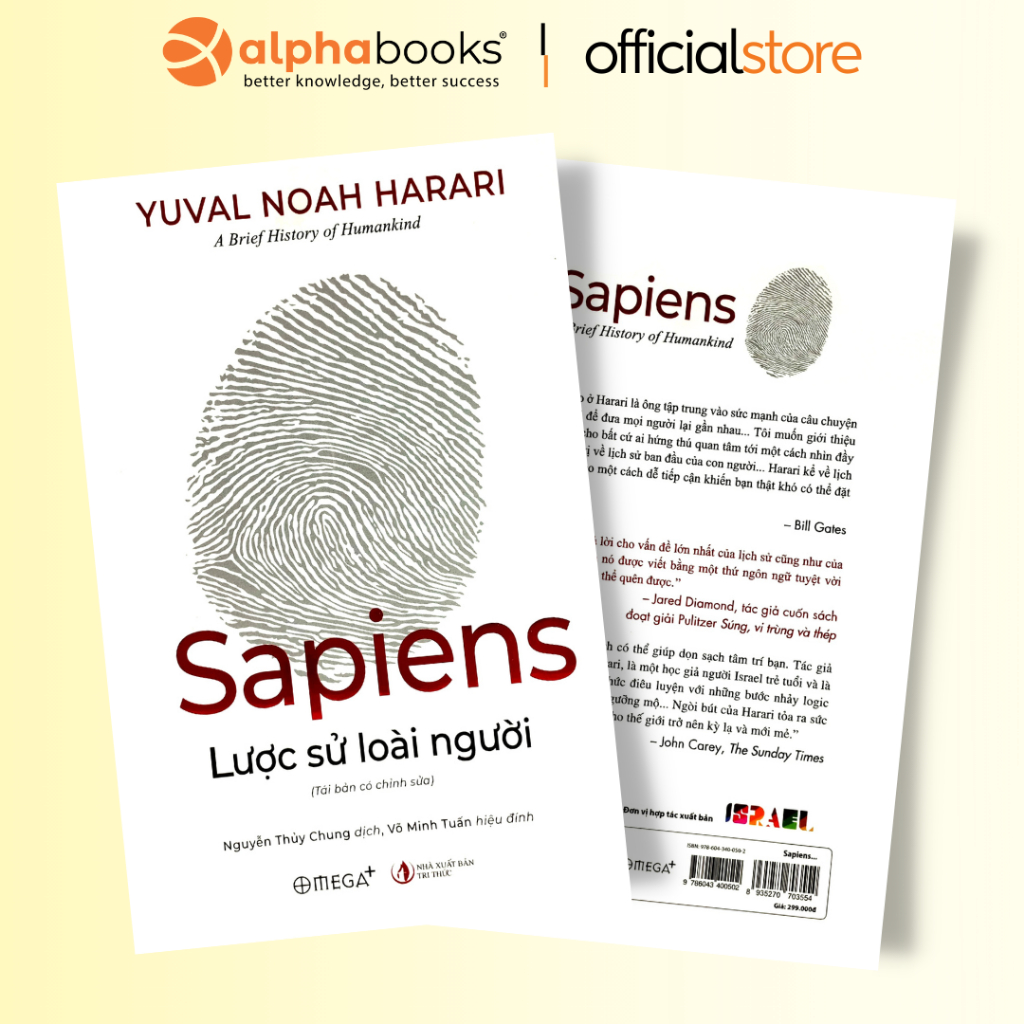 Sách - Sapiens: Lược Sử Loài Người - Yuval Noah Harari (Tái Bản Mới ...