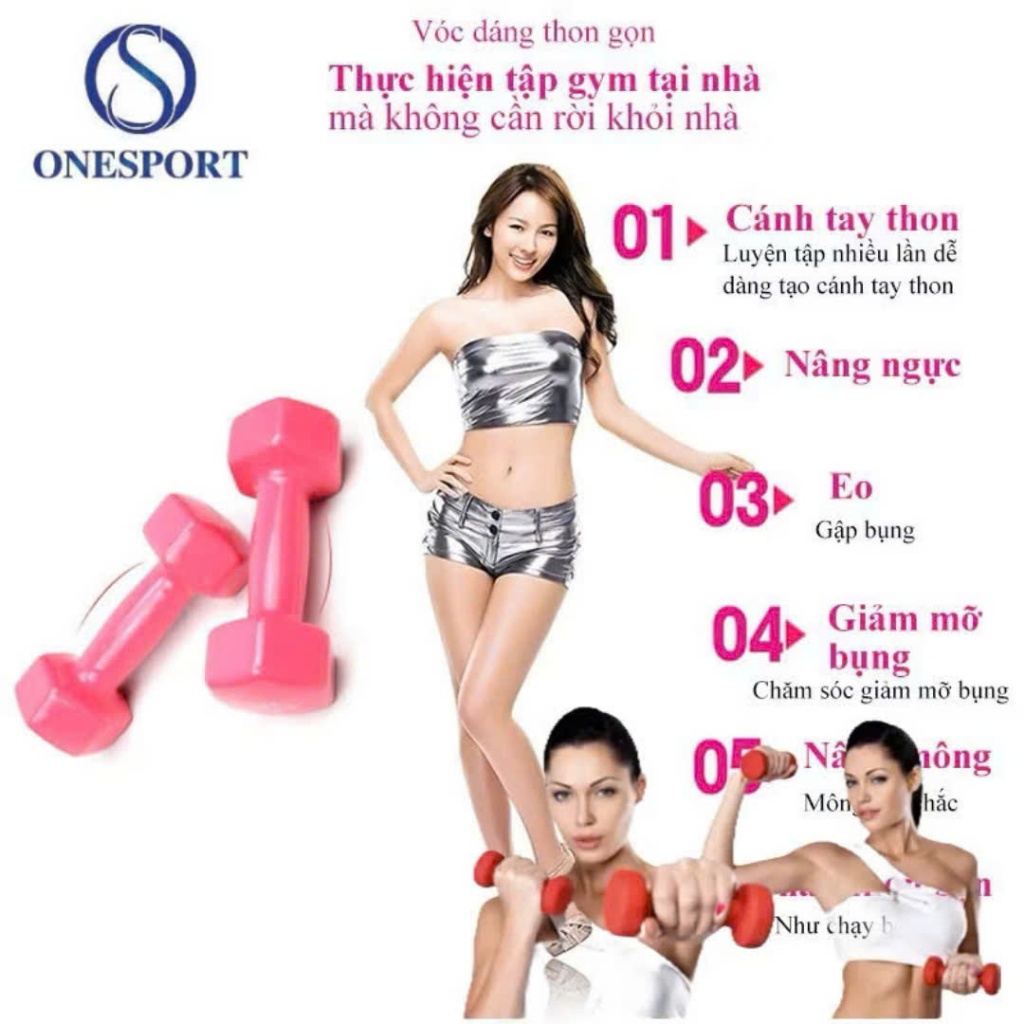 Tạ tay 6-10kg gang bọc cao su chống xước vỡ sàn FED ( 1 chiếc ) | Shopee Việt Nam