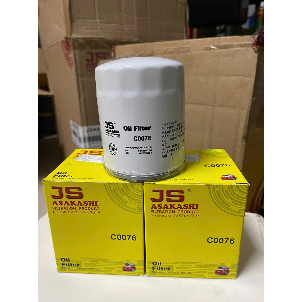 Lọc dầu, nhớt động cơ xe JS C0076 (Isuzu D-max, Mu-X) | Shopee Việt Nam