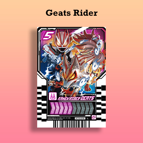 [Có Sẳn]THẺ NHỰA IN Ride Chemy Card đọc được ( Thẻ Rider Geats) của ...