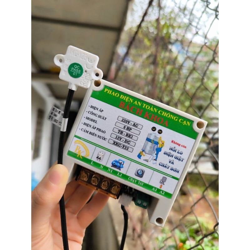 ROLE 12v PHAO ĐIỆN AN TOÀN - CHỐNG CẠN - BÁCH KHOA - Chống cháy máy bơm ...