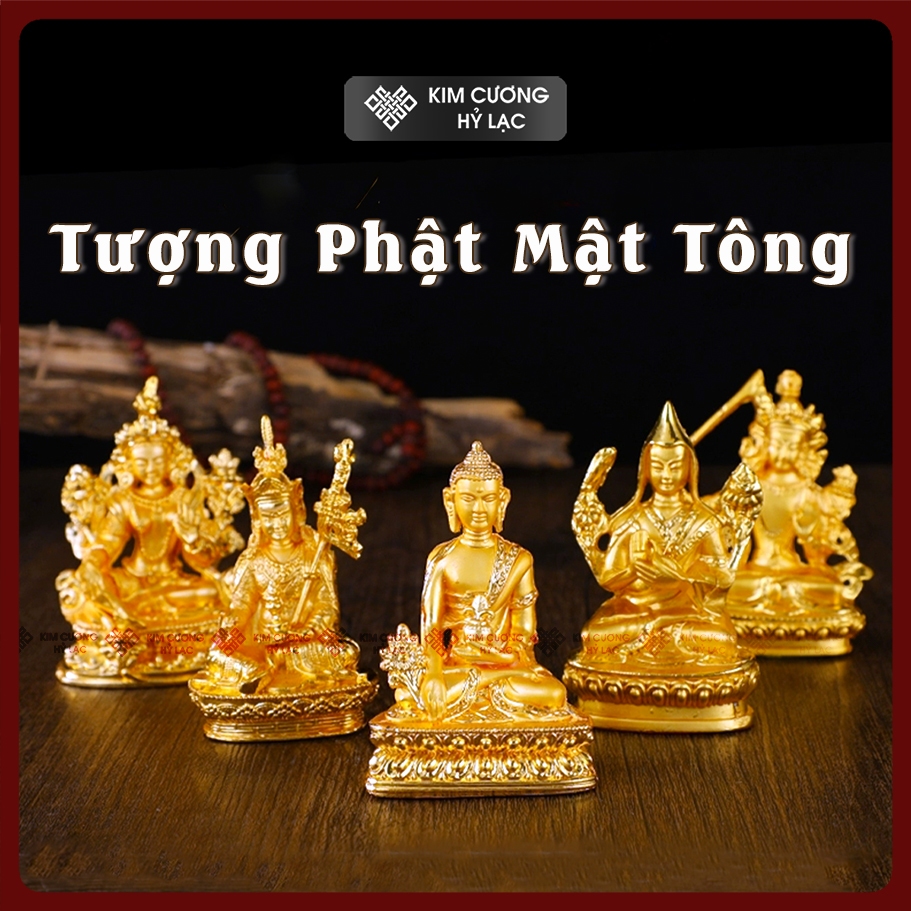 Tượng Phật Mật Tông Hoàng Thần Tài, Dược Sư, Thích Ca, Tara Xanh [Kim ...