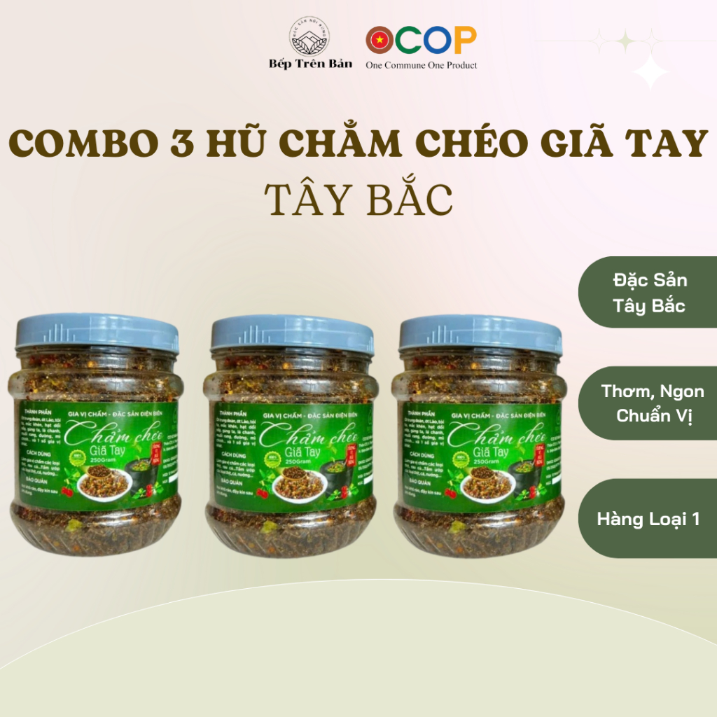 Combo 3 chai chẳm chéo ướt tây bắc, chuẩn loại 1 thơm ngon chuẩn vị ...