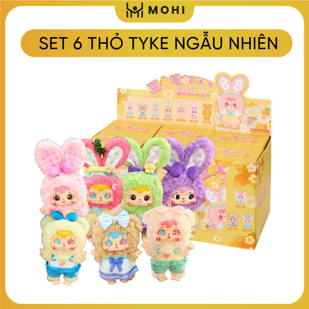 Hàng Chính Hãng - Blinbox thỏ tyke blind box set 6 ngẫu nhiên - Cao ...