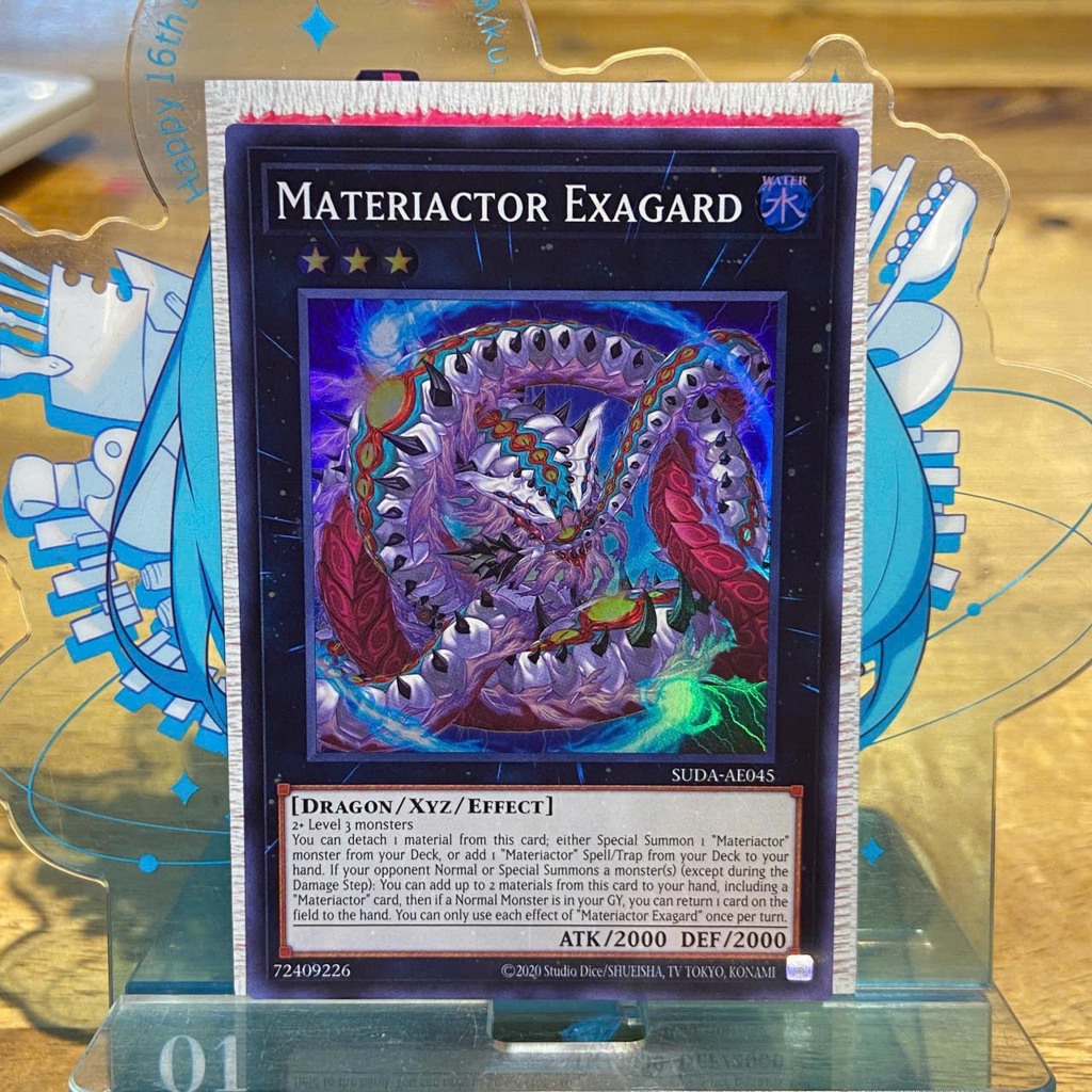 [ Bài Yugioh Chính Hãng ] SUDA-AE045 Materiactor Exagard - Super Rare | Shopee Việt Nam