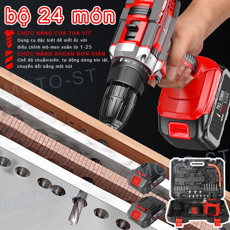 May khoan pin Victool,Máy khoan mini cầm tay 21V Tặng mũi khoan-Bắn Vít,Vặn vít - Khoan cầm tay ...