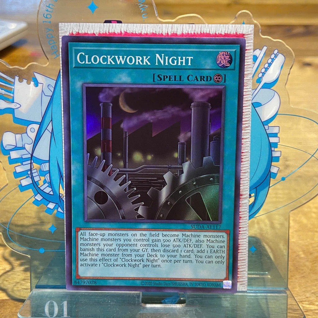 [ Bài Yugioh Chính Hãng ] SUDA-AE117 Clockwork Night - Super Rare | Shopee Việt Nam