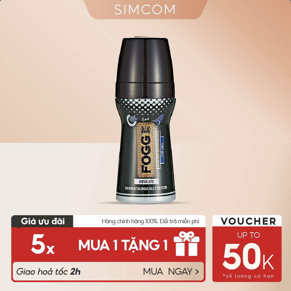 Lăn khử mùi FOGG chính hãng hương nước hoa dùng cho nam và nữ, lăn nách ...