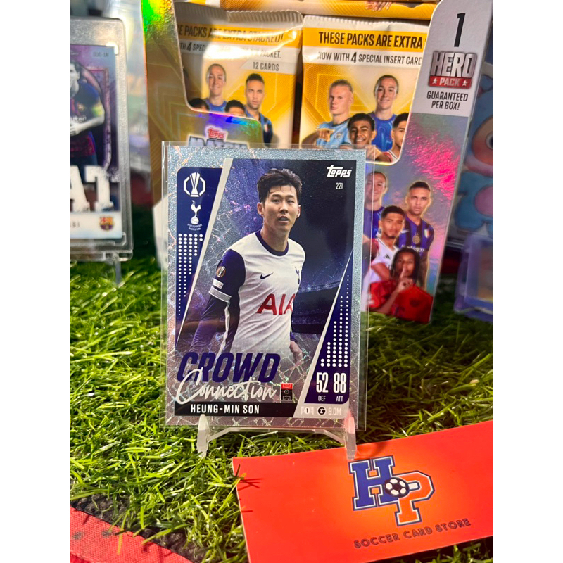Thẻ bóng đá Son Heung Min Crown Connection Topps Match Attax Extra UCL 2024/25 | Shopee Việt Nam
