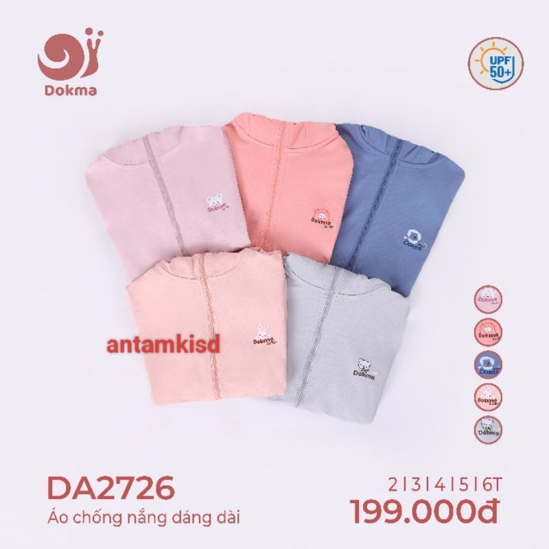 ÁO CHỐNG NẮNG DÁNG TOÀN THÂN CHO BÉ GÁI 2-10 TUỔI (11 - 35kg) [DOKMA ...