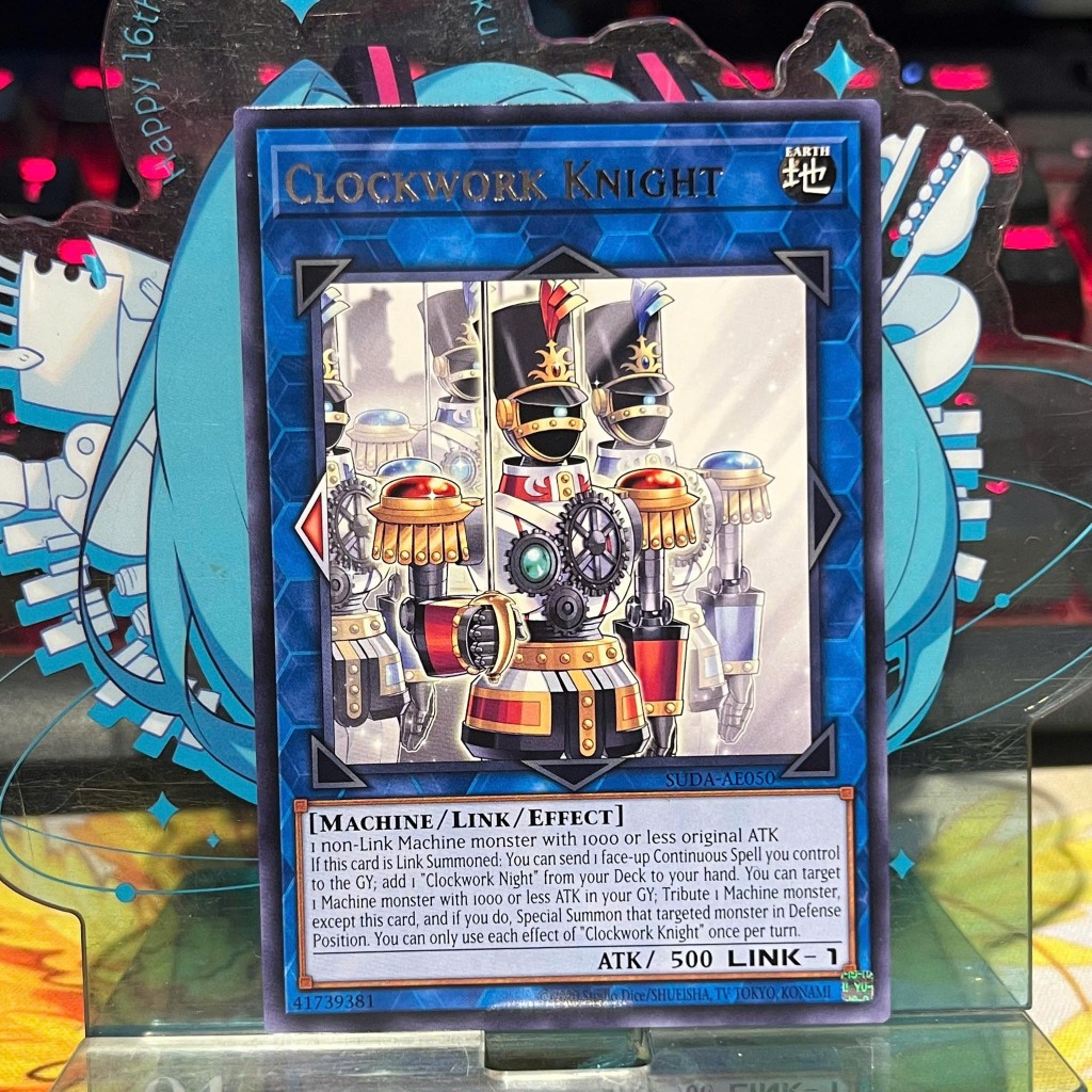 [ Bài Yugioh Chính Hãng ] SUDA-AE050 Clockwork Knight - Rare | Shopee ...