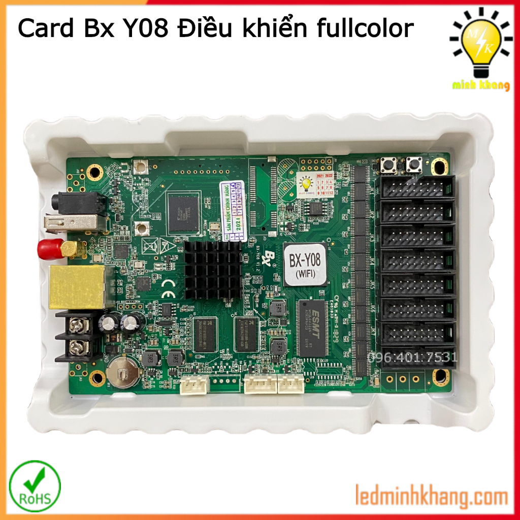 Mạch Điều Khiển Màn Hình Led Y08 Cao 8 hàng ( có wifi ) | Shopee Việt Nam
