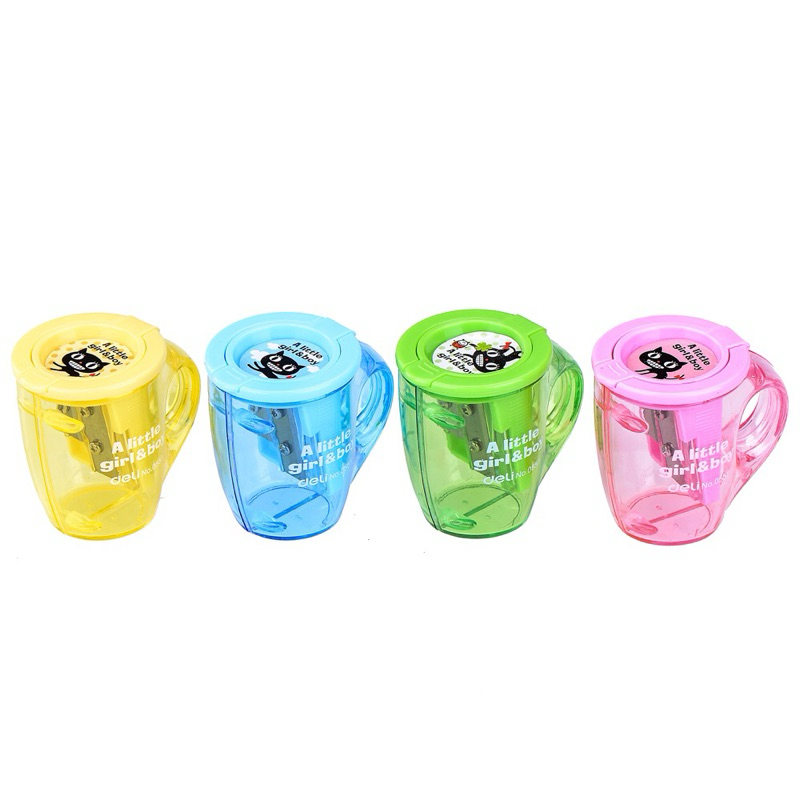[CHÍNH HÃNG] gọt chì hình cốc trà Deli 0551 nhiều màu | Shopee Việt Nam