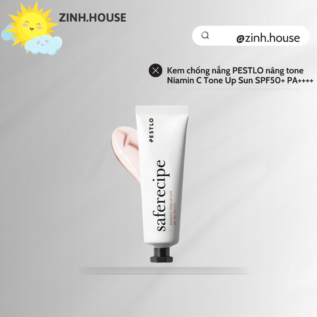 Kem chống nắng PESTLO nâng tone Niamin C Tone Up Sun SPF50+ PA ...
