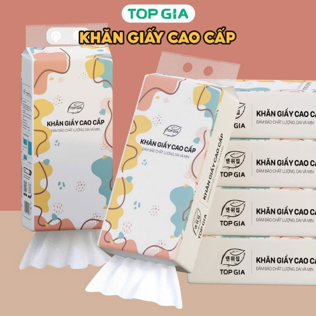 Giấy Vệ Sinh Treo Tường TopGia (Thùng 6 Bịch) Đa Sắc Treo Đa Năng Từ Bột Gỗ Nguyên Chất ...