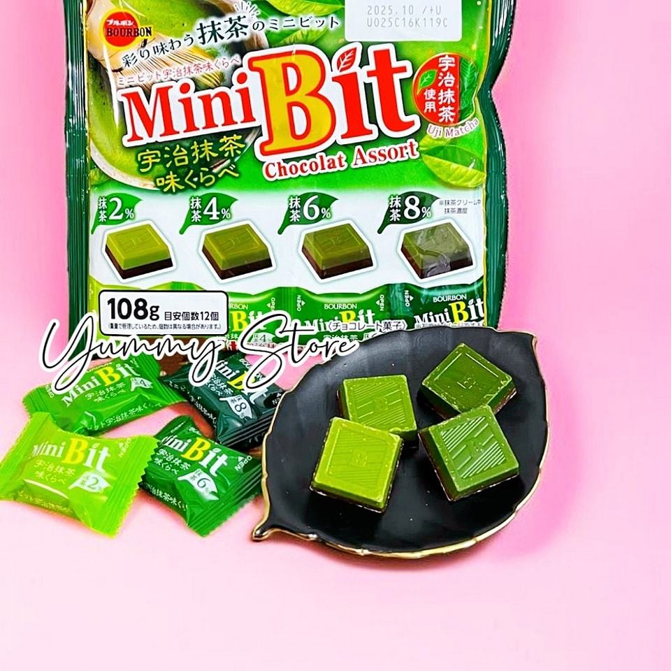 Socola 4 Vị Trà Xanh Bourbon Mini Bit Nhật Bản | Shopee Việt Nam